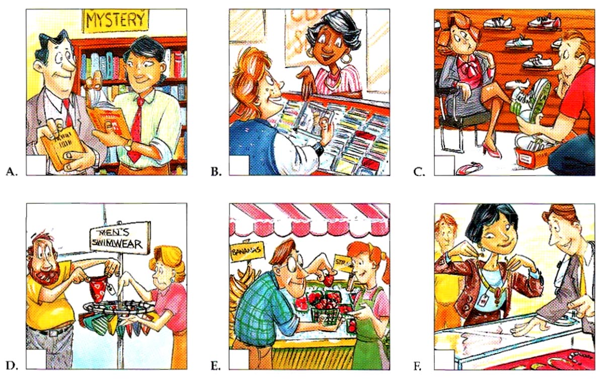 Listening Exercises A1 - Shopping - ESL Tasks