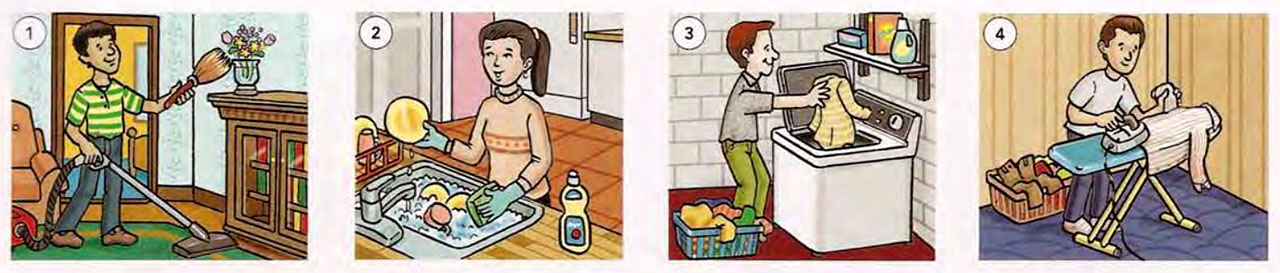 Learn Vocabulary Through Pictures - Everyday Activities II - ESL Tasks