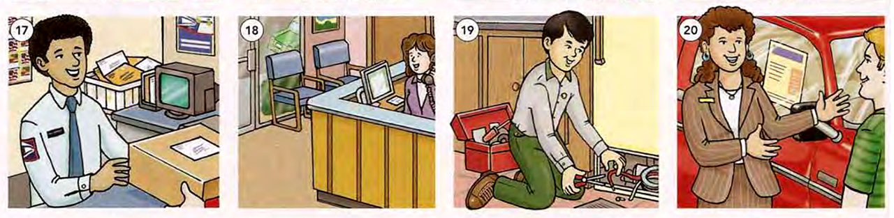 Learn Vocabulary Through Pictures - Occupations II - ESL Tasks